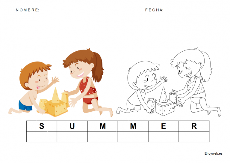 COLOREANDO EN VERANO – EHOYWEB.ES